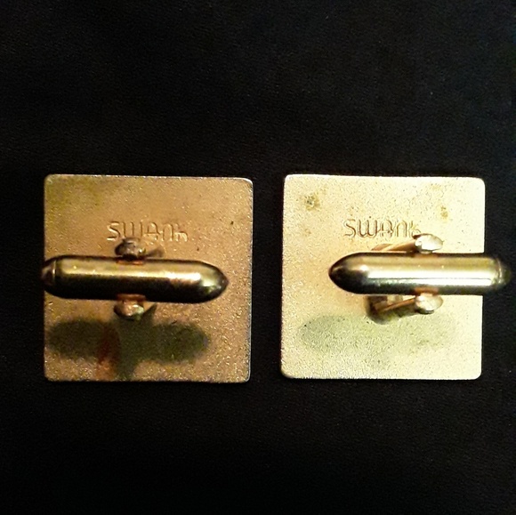 SWANK | Accessories | Mens Vintage Swank Tribal Mask Style Cufflinks ...